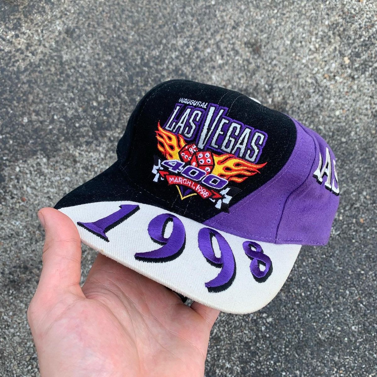 Made In Usa × Vintage Vintage 1998 Las Vegas Snapback Hat | Grailed