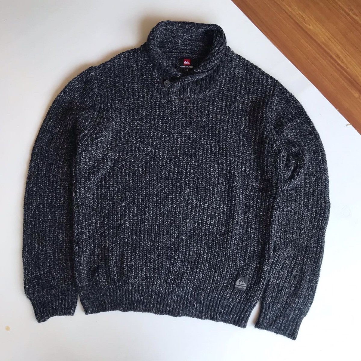 Quicksilver × Surf Style Quicksilver shawl collar knitwear | Grailed