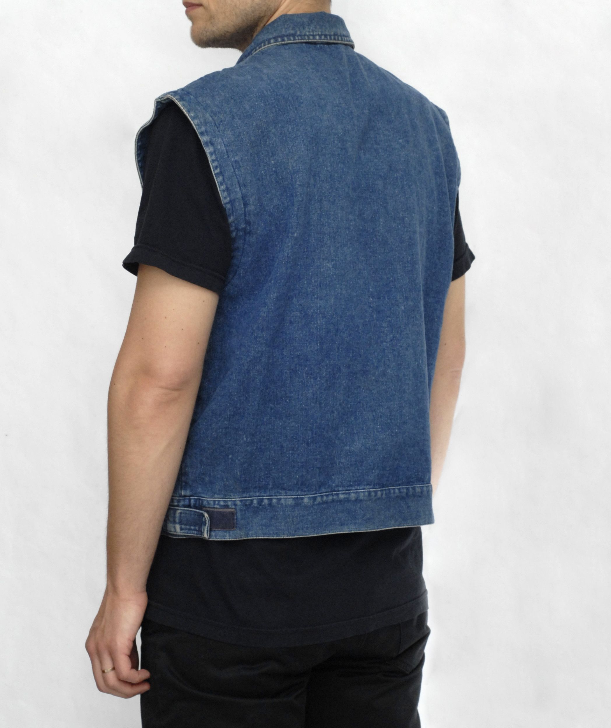 Vintage Vintage "RPM SoundMan Jacket" Denim walkman vest | Grailed