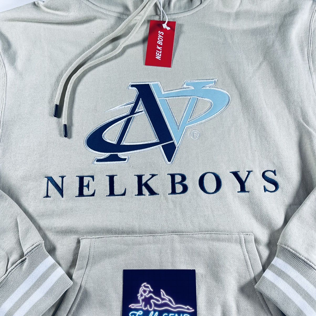 Full Send by Nelk Boys *NEW* Nelk Boys Classic Hoodie (Stone) LIMITED ...