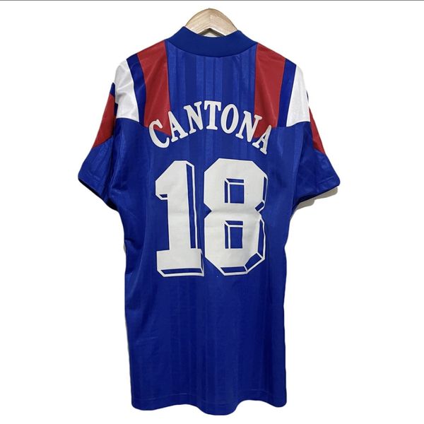 Adidas VINTAGE ERIC CANTONA FRANCE 92-94 ADIDAS JERSEY | Grailed