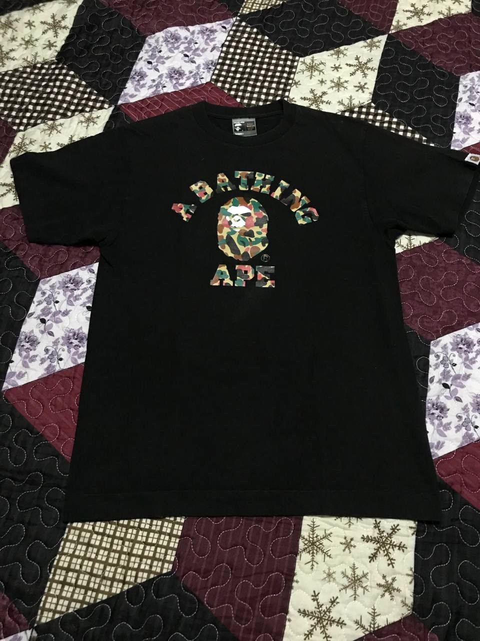 Bape VINTAGE BATHING APE PSYHEAD CAMO MAD FACE | Grailed