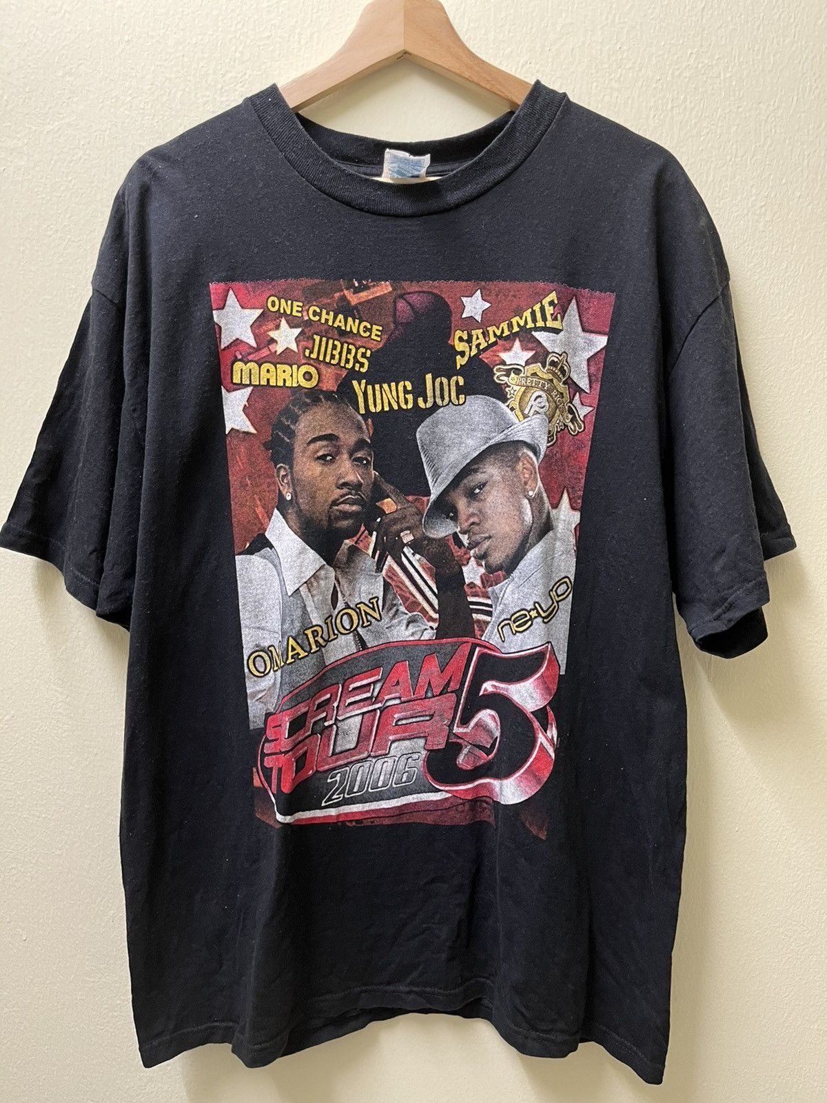 Vintage Vintage Scream Tour 5 Omarion Neyo Raptees Grailed