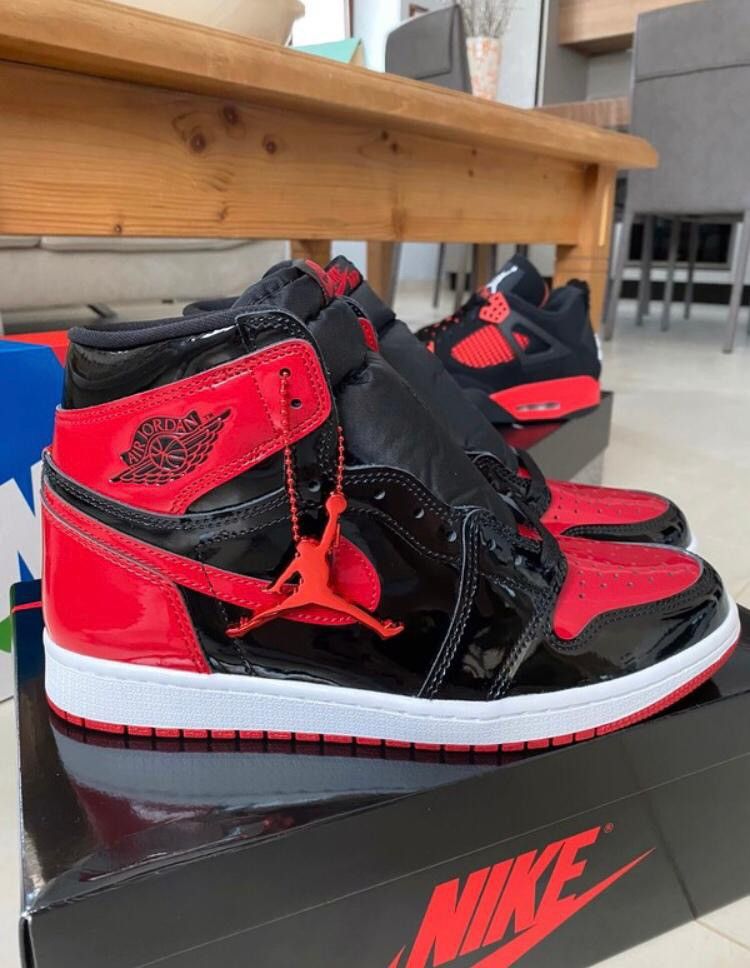 Jordan Brand Jordan 1 Bred Patent leather | Grailed