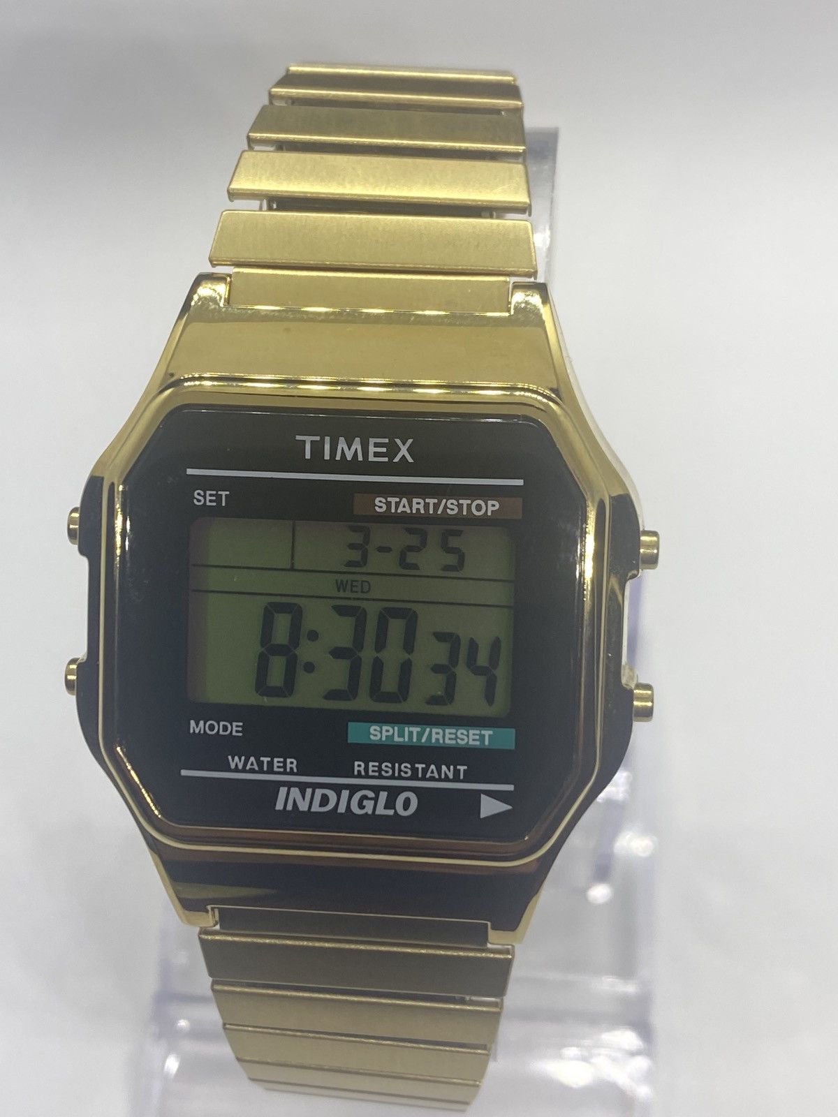 Timex Timex Watch Stretchable BAND Goldtone Indiglo | Grailed