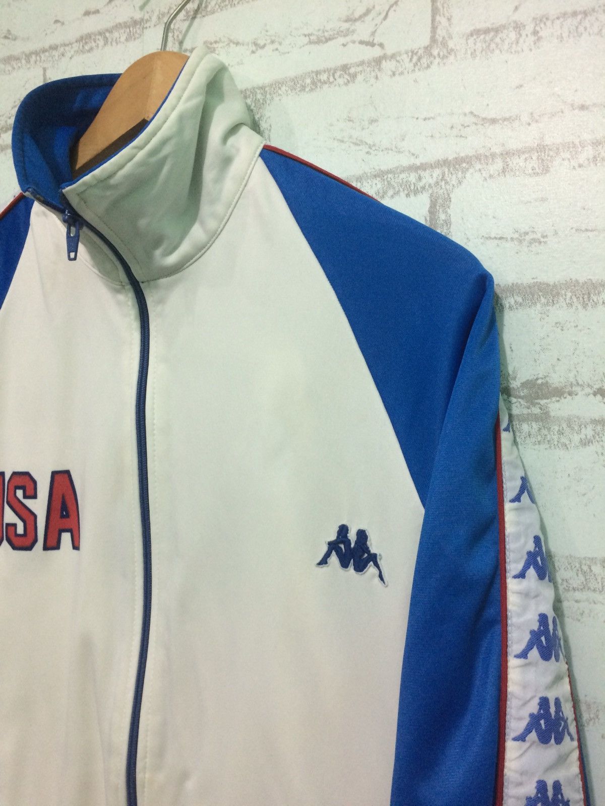 Kappa Rare Kappa USA Arm Stripe Big Logo Back Usa Italy Made | Grailed