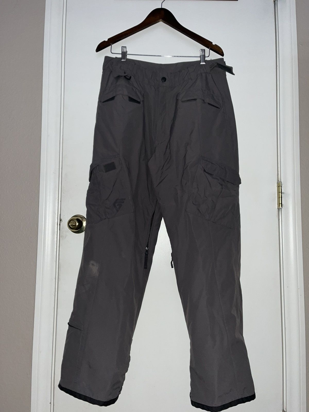 Vintage grey tech wear ski pants | Grailed
