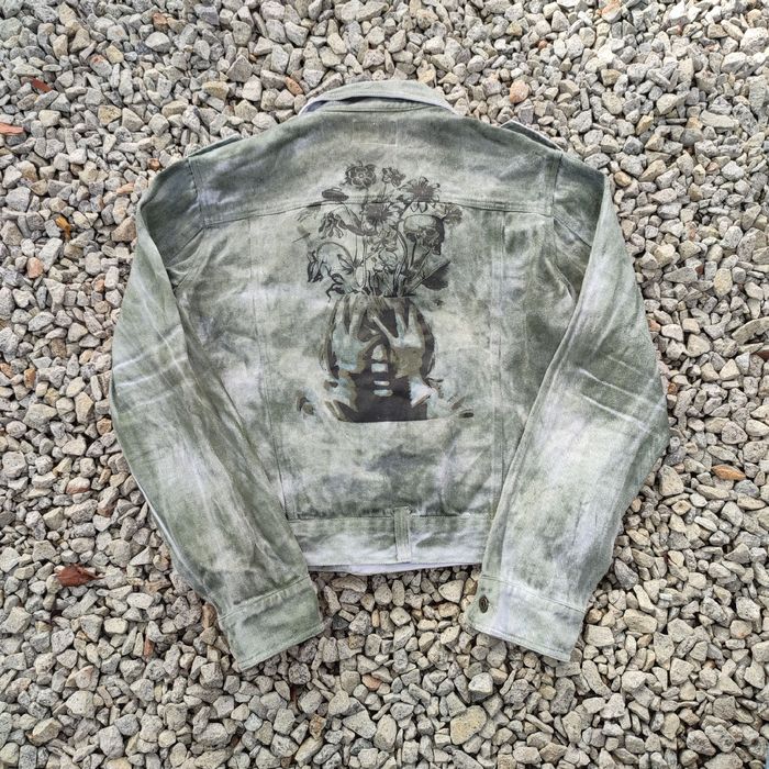 Number (N)ine Number nine denim painted jacket | Grailed