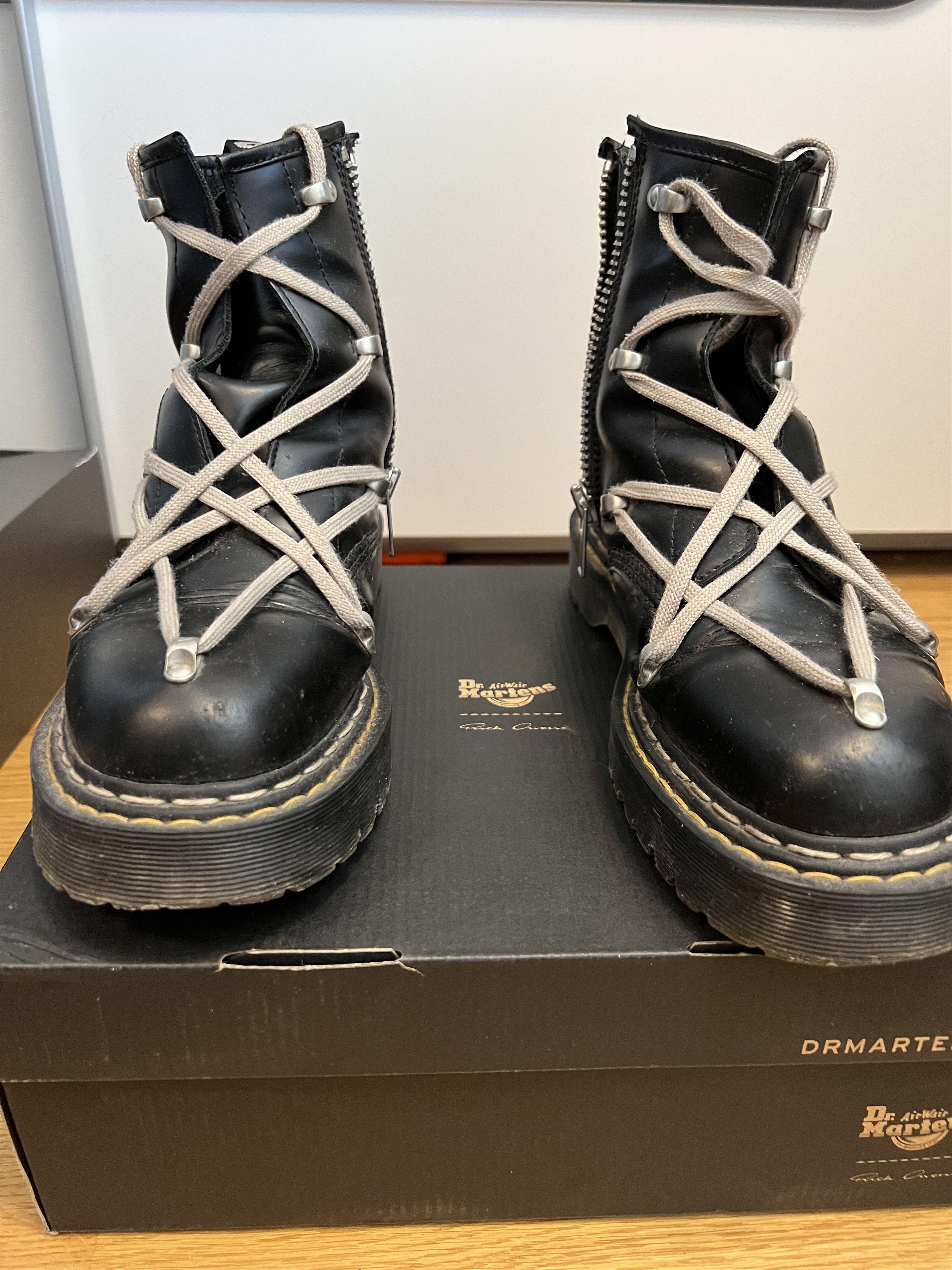 Dr. Martens × Rick Owens Rick Owens x Doc Martens Bex Boot Black | Grailed