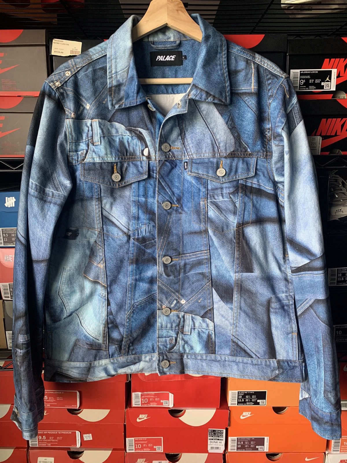 Palace Palace Double Denim Jacket | Grailed