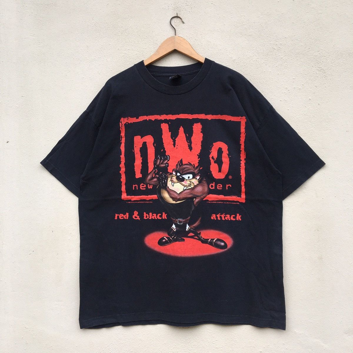 Cartoon Network × Vintage × Wcw/Nwo RARE‼️Vintage TAZMANIA NWO LOONEY ...