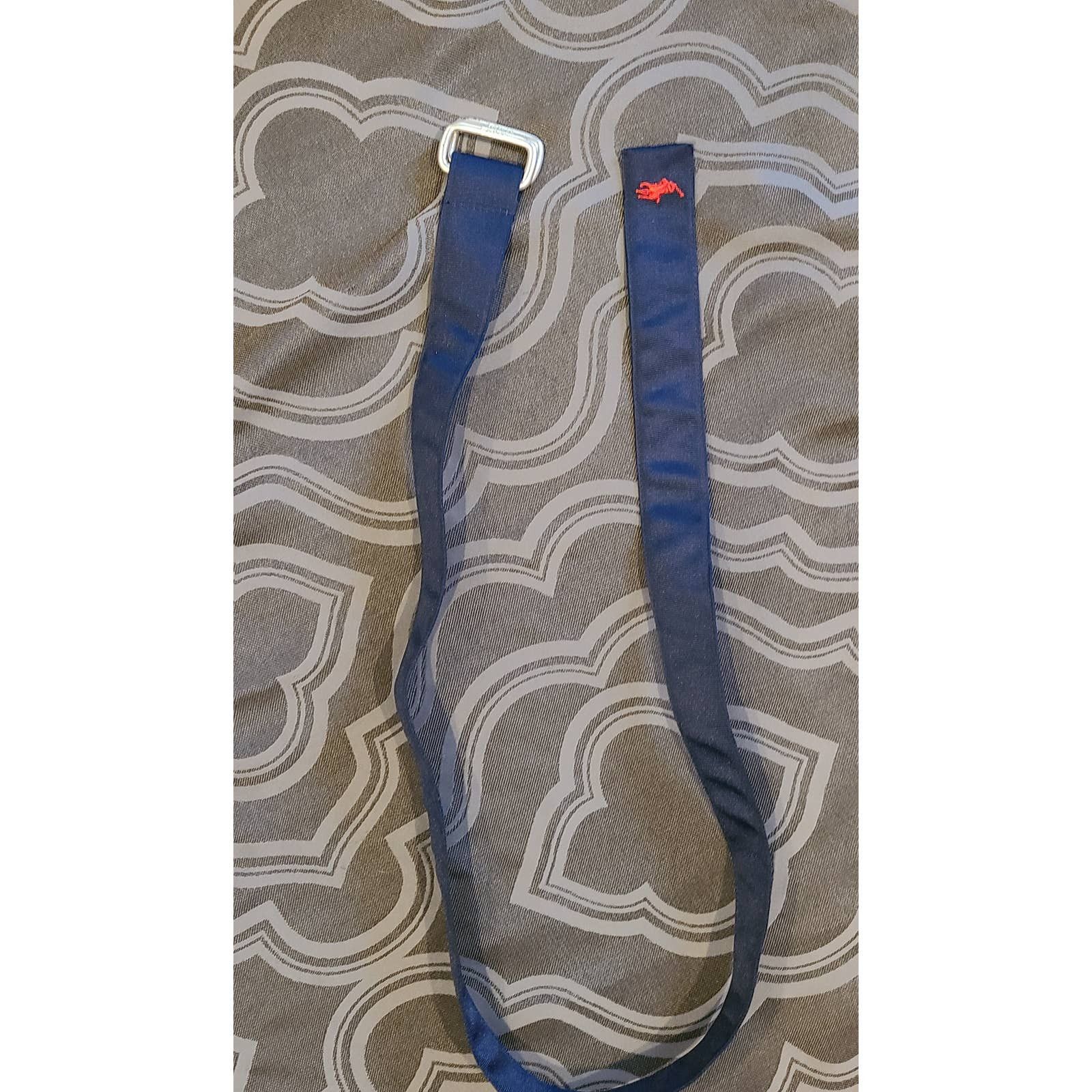 Polo Ralph Lauren Polo USA Blue Grosgrain Faille Ring Belt double loop ...