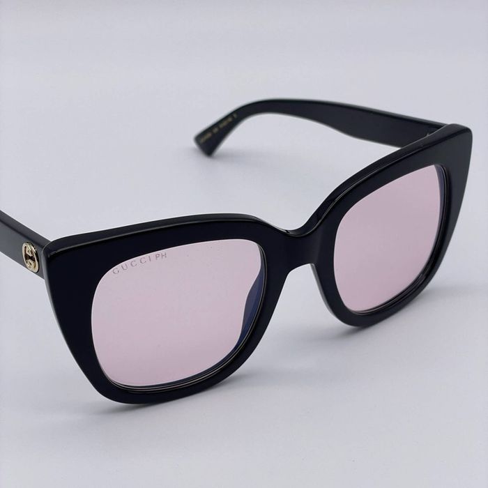 Gucci GUCCI GG0163SN 009 Black/Pink Photochromic Transition Women | Grailed