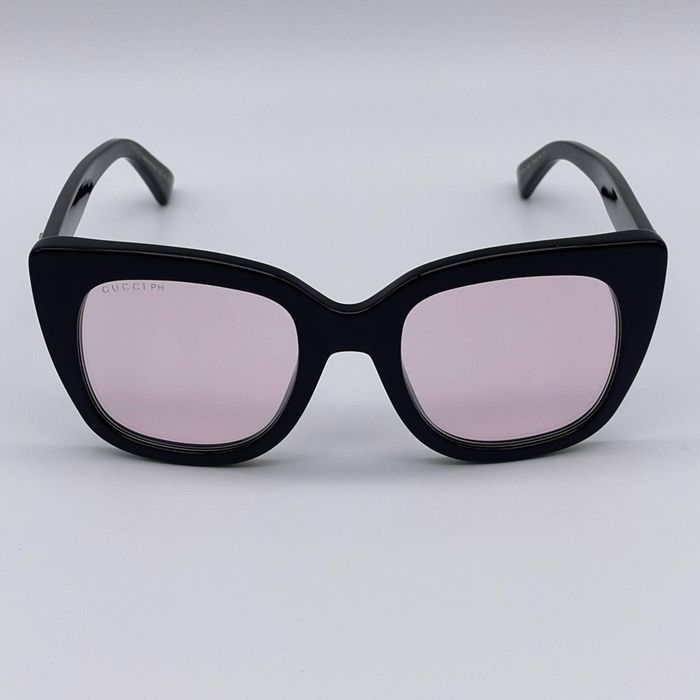 Gucci GUCCI GG0163SN 009 Black/Pink Photochromic Transition Women | Grailed