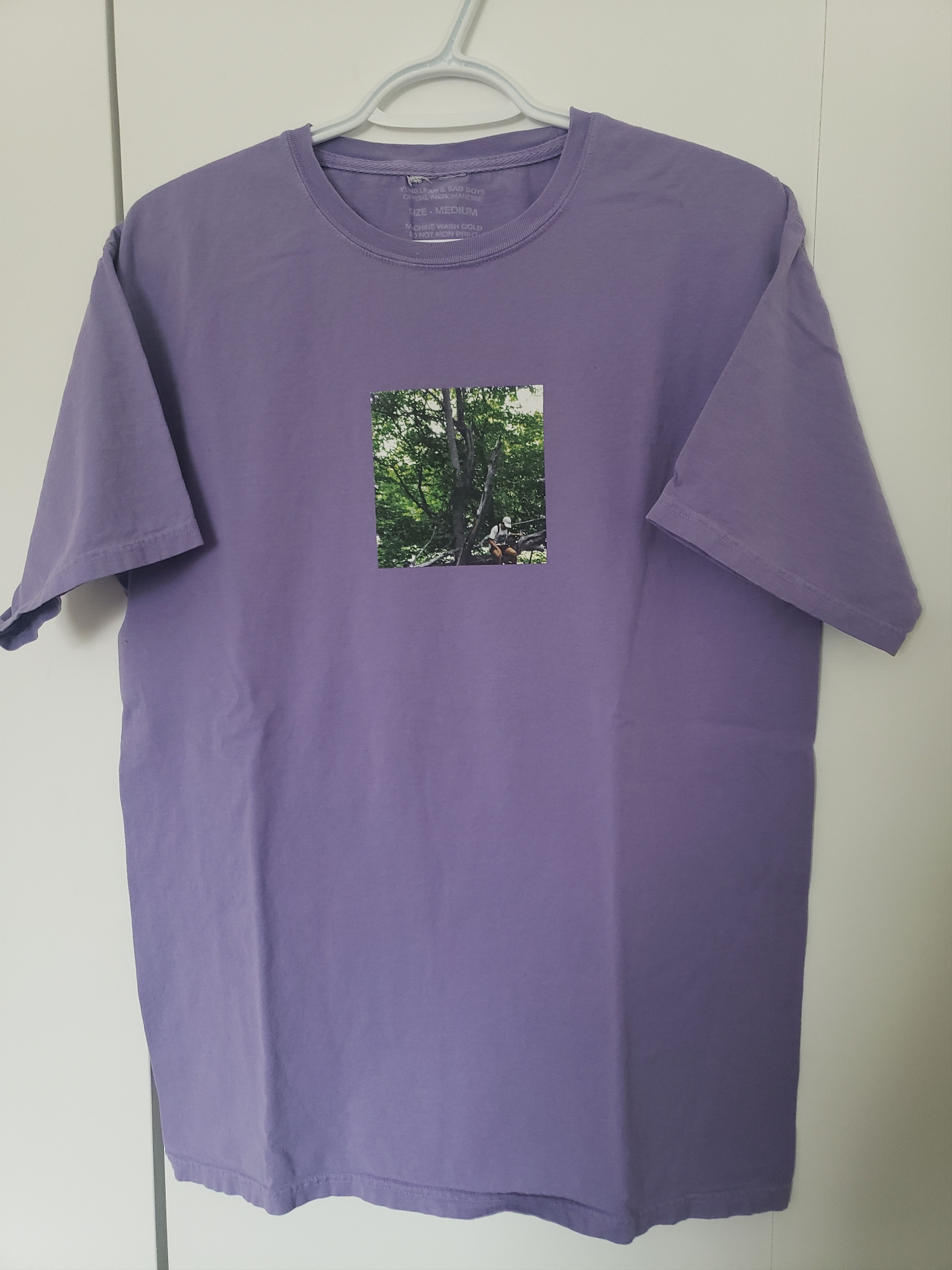 Yung Lean Yung Lean Ginseng Strip Lavender Tee Grailed