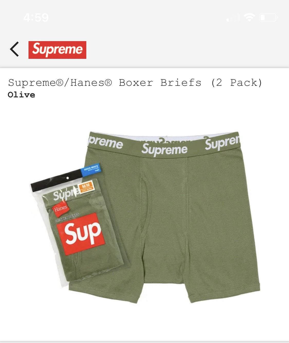 Supreme Supreme boxers | Grailed