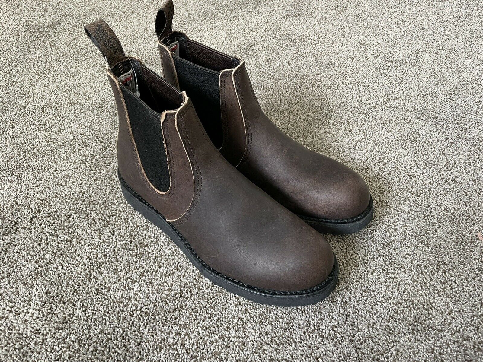 Red Wing 3191 Heritage 6" Ebony Harness Classic Chelsea Boots Brown ...