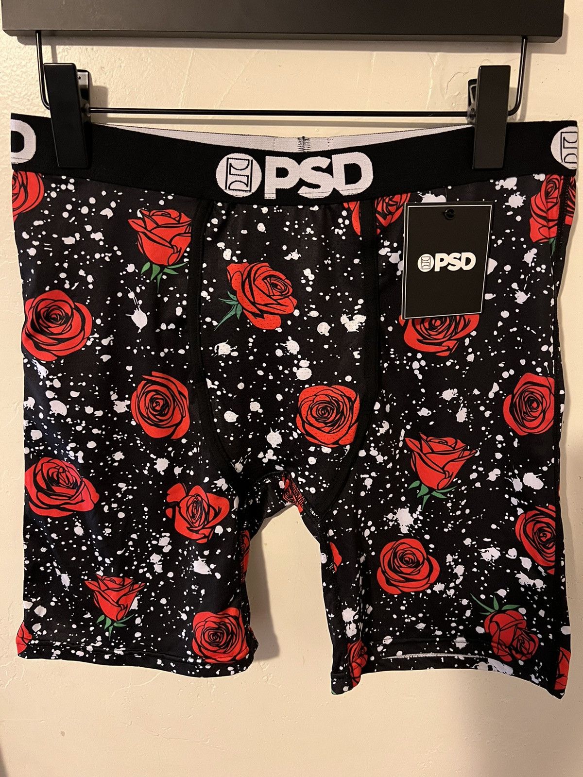 Streetwear Men’s Large PSD Boxer Briefs Paint Splatter/Roses NWT | Grailed