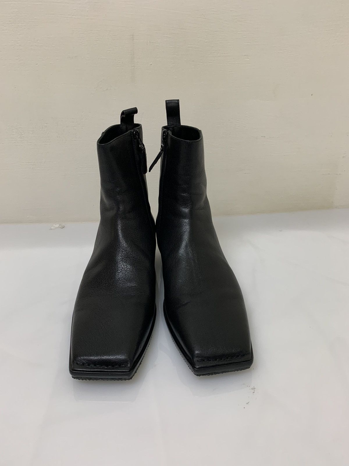 Balenciaga Balenciaga black Square Toe Boots | Grailed