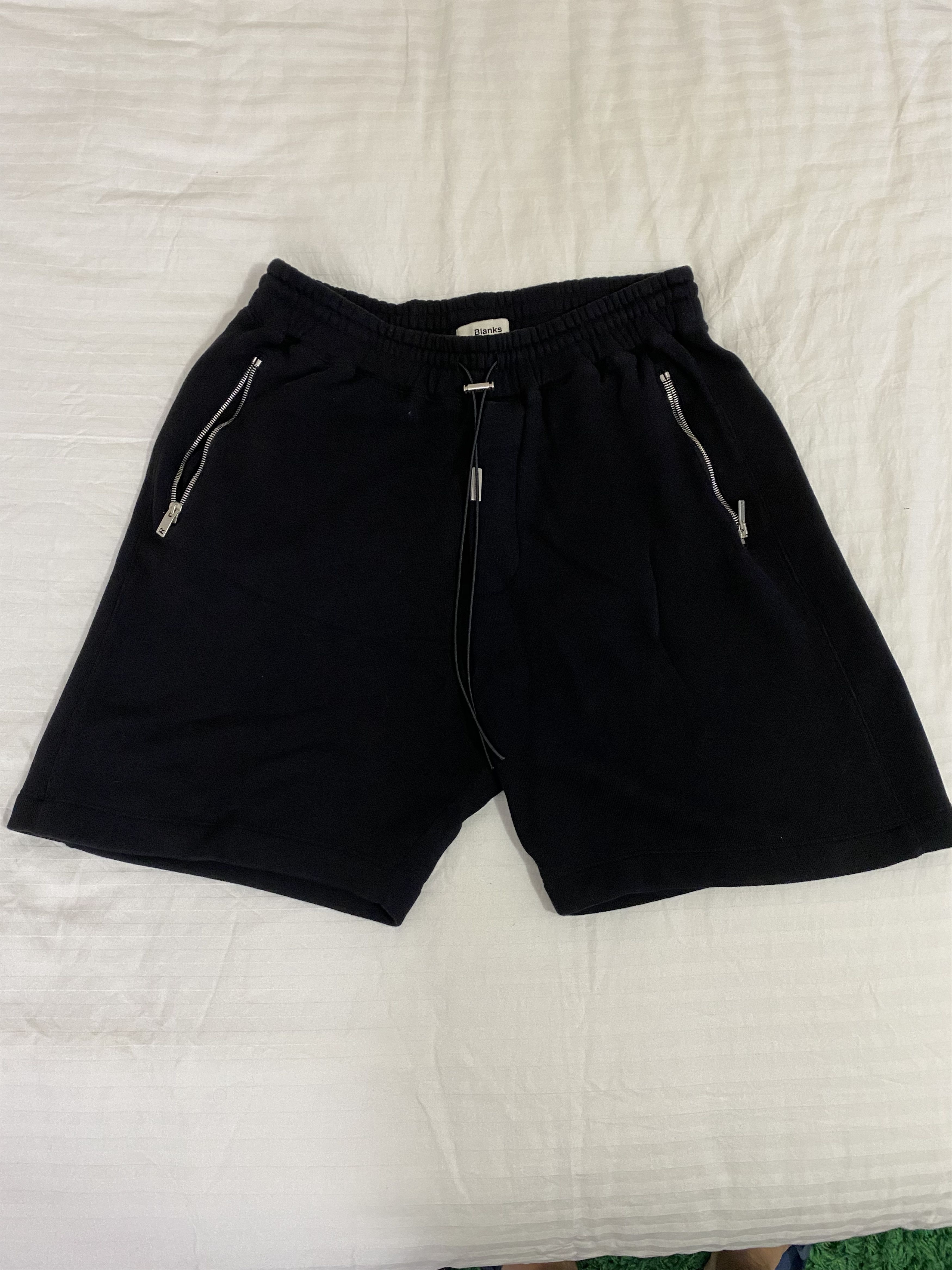 Represent Clo. Represent Clo Black Blank Shorts | Grailed