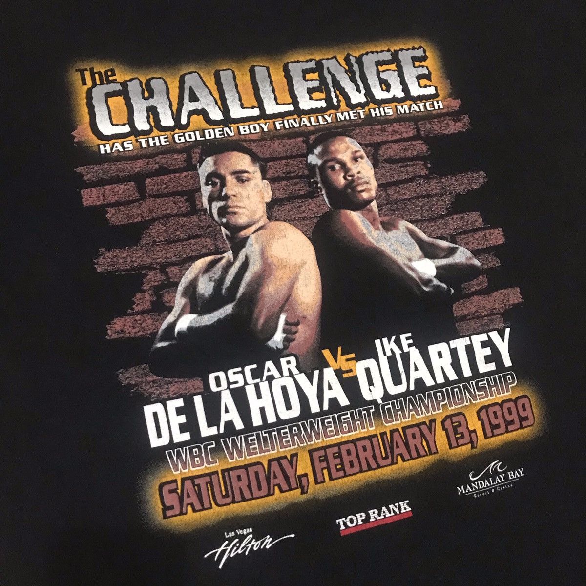 Vintage 🔥Vtg 1999 The Golden Boy Wbc welterweight championship Tees ...