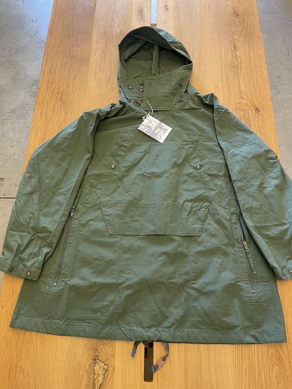 Engineered Garments Engineered Garments, Over Parka, Ripstop, Olive ...