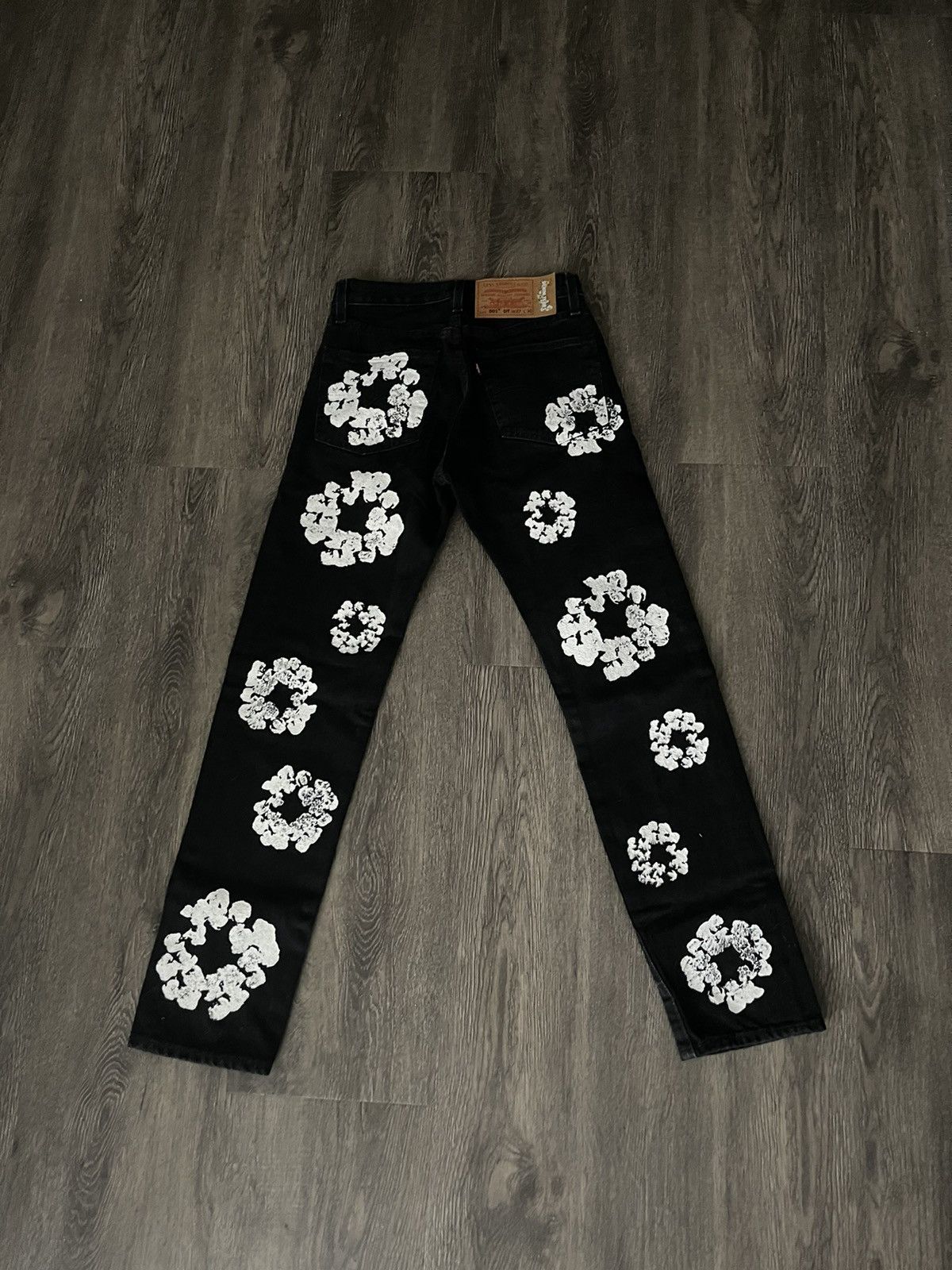 DENIM TEARS Denim tears black denim flower print | Grailed