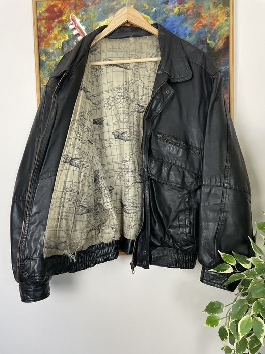 Vintage Genuine Leather Vintage Pilot Bomber Jacket High Quality | Grailed