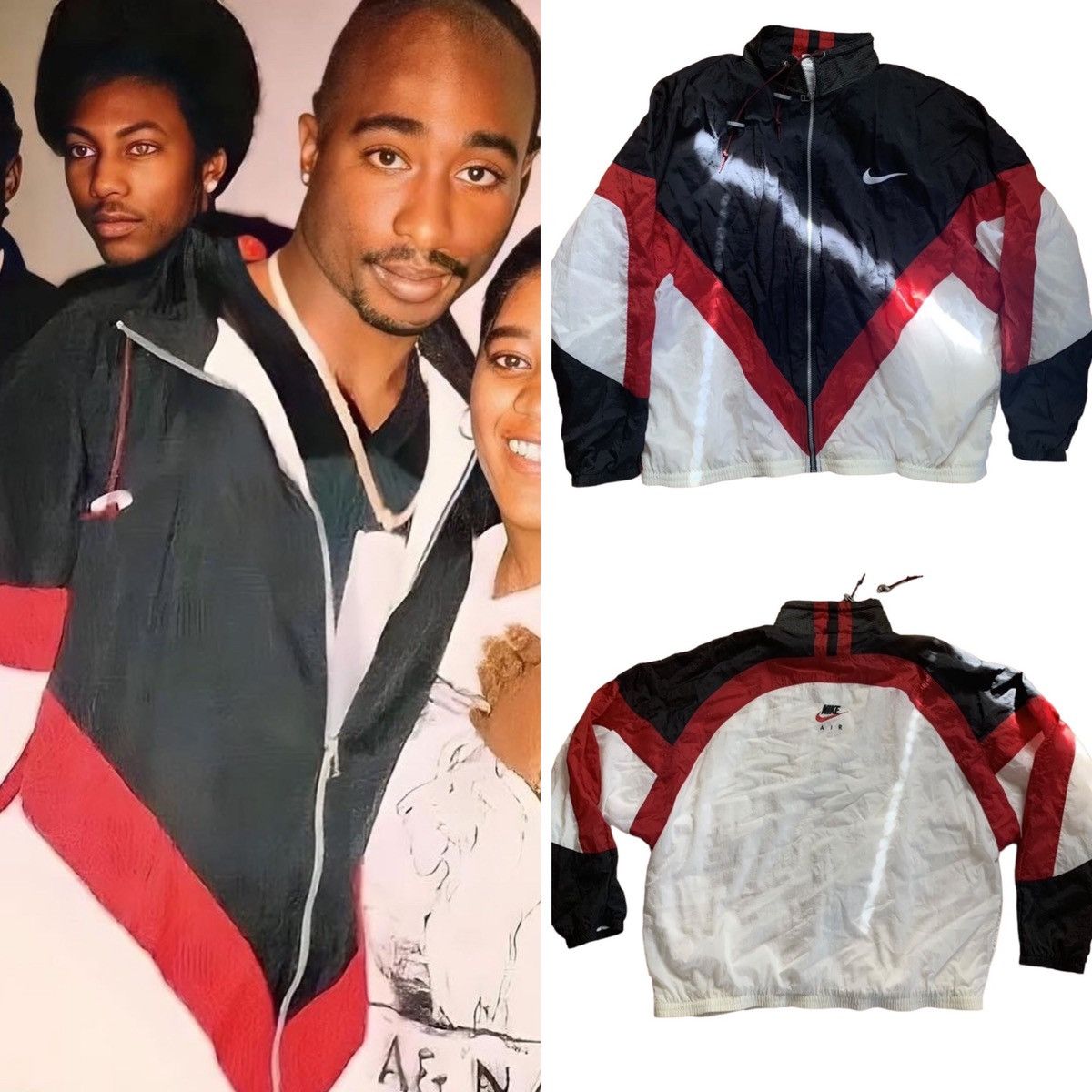 Japanese Brand × Nike × Vintage Nike Windbreaker Jacket **Style Worn By ...