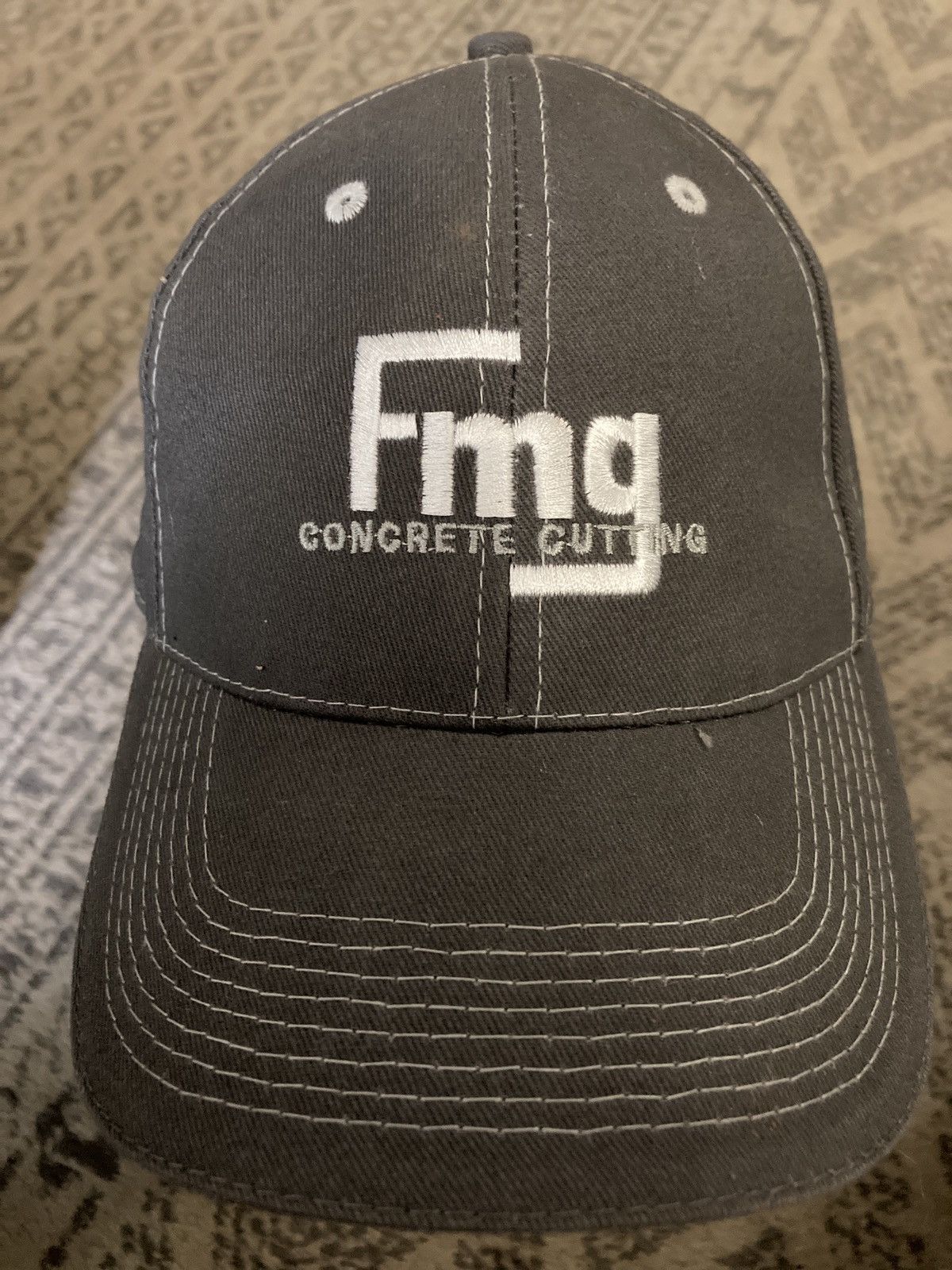 Hat Fmg Concrete Cutting Strapback Hat Cap trucker dad vintage 🔥 | Grailed
