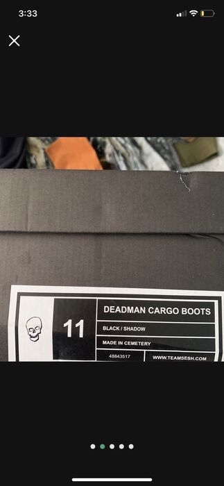 Teamsesh “DeadMan” Cargo Boots | Grailed