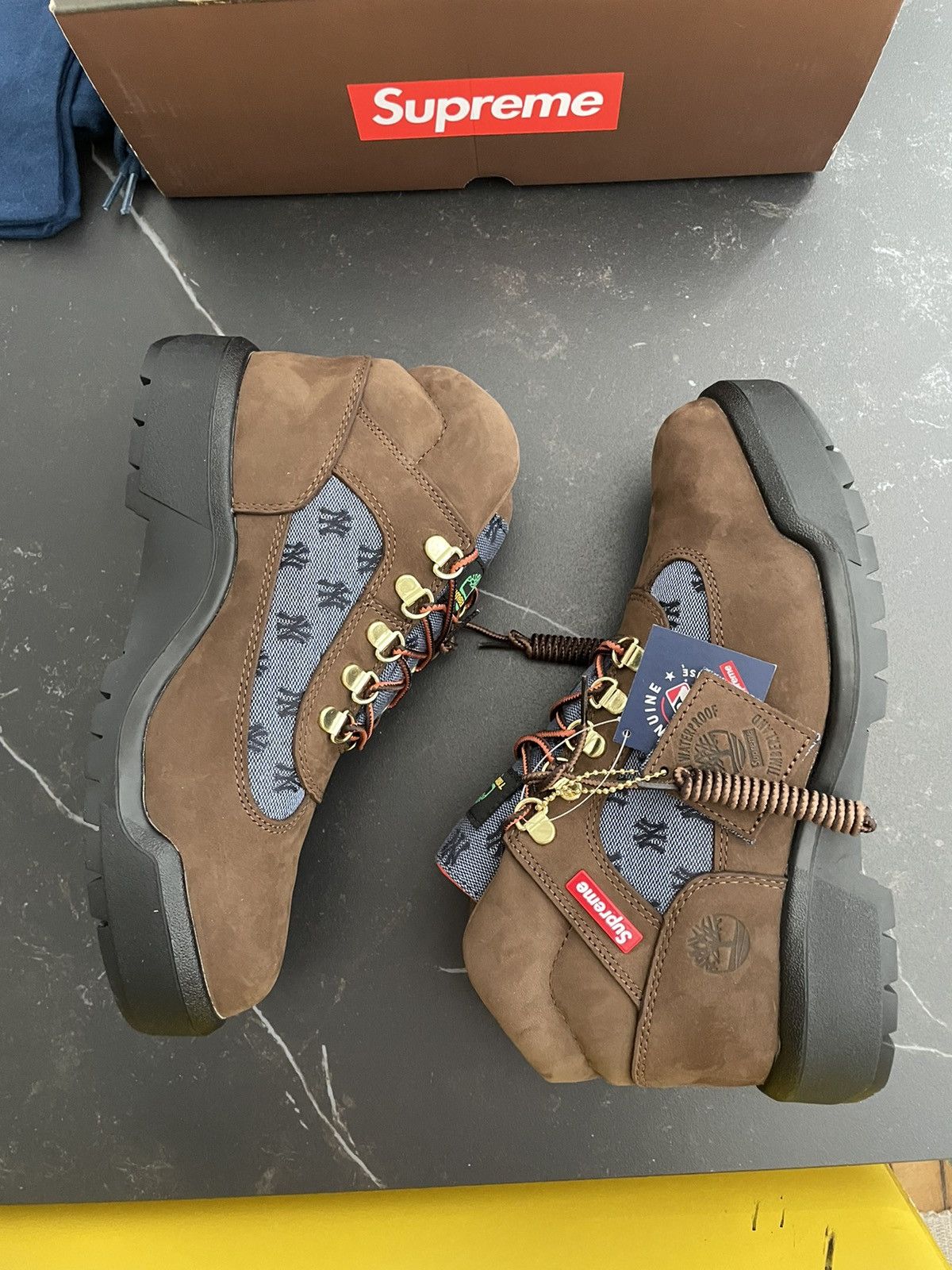 New York Yankees × Supreme × Timberland Supreme Timberland Field Boots ...