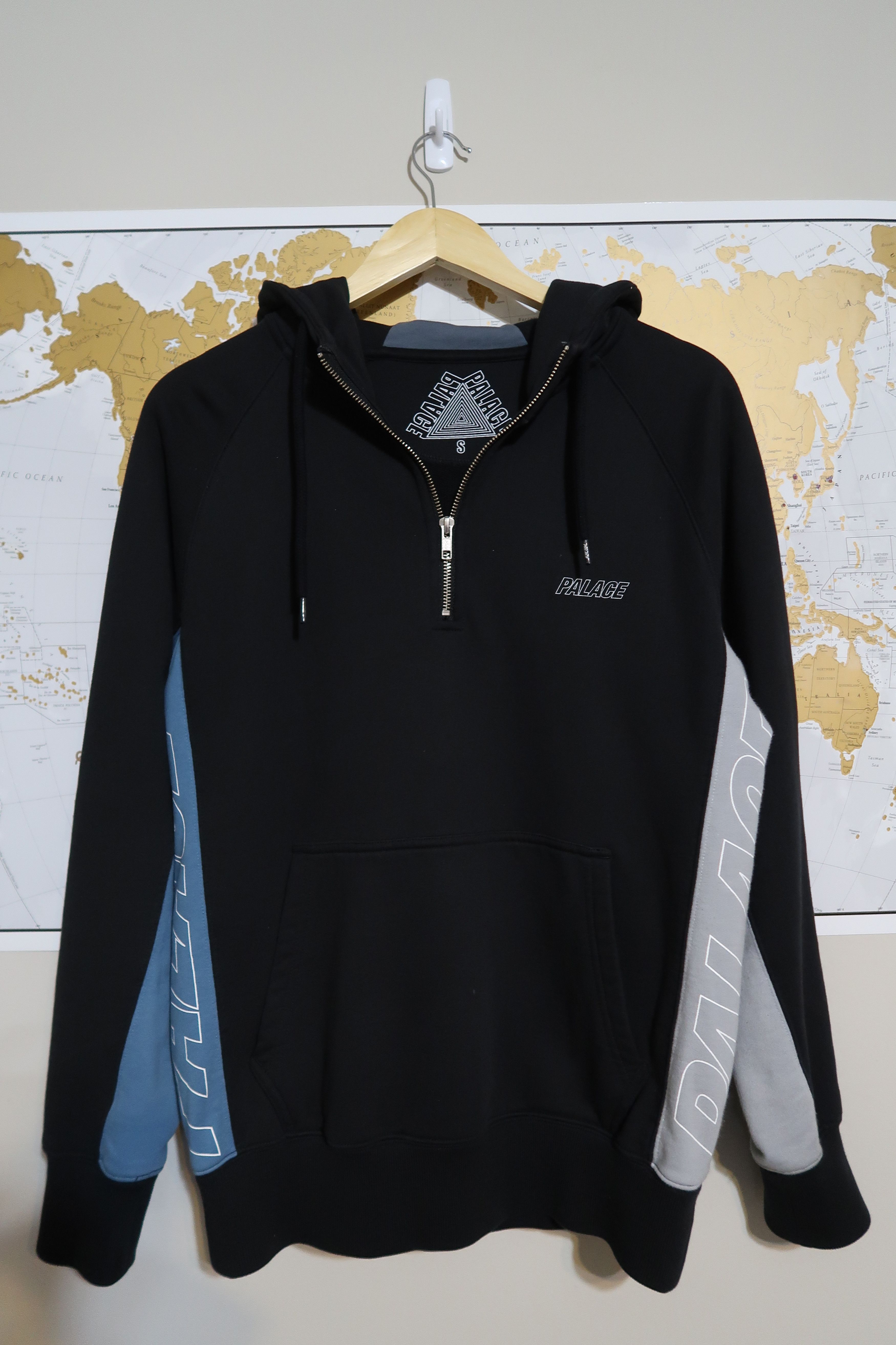 Palace Palace FW 16 Quarter Zip Hood | Grailed