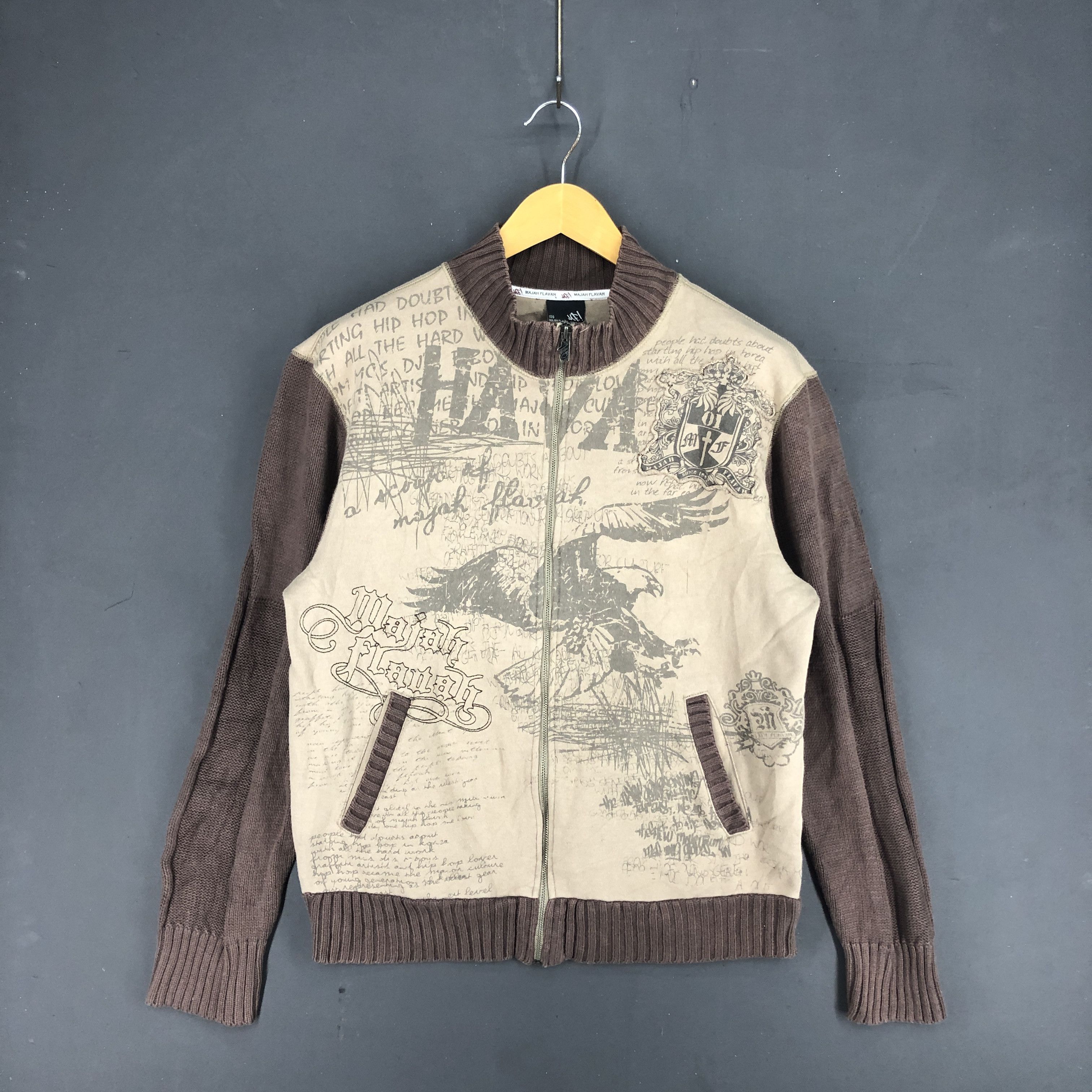 Other Vintage MAJAH FLAVAH Half Knit Sweater #2168-75 | Grailed