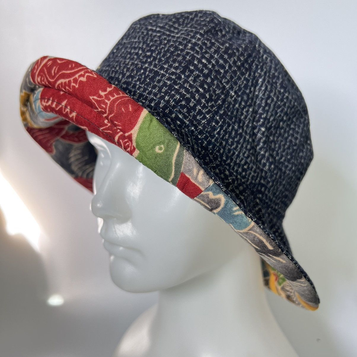 Hat × Japanese Brand × Vintage Vintage Japanese bucket hat 56-57.5 cm ...