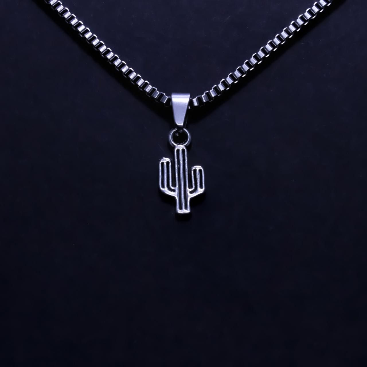 Chain CRW Minimalist Cactus Tree Necklace | Grailed