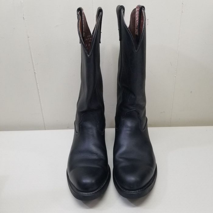 Other Santa Fe Boot Co 9D Western Black Cowboy Boots Cosplay | Grailed