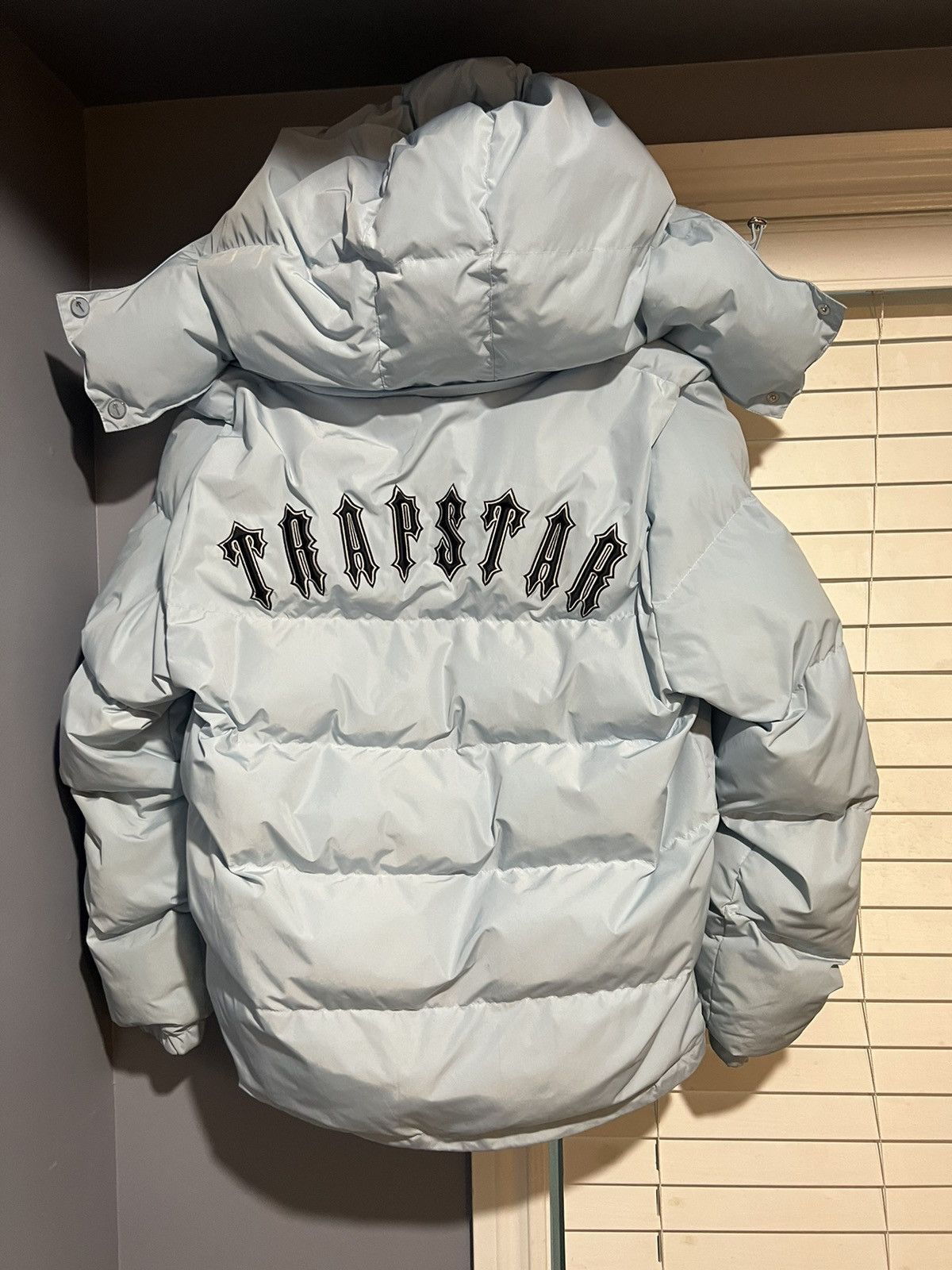 Trapstar London Trapstar Irongate Hooded Puffer Jacket Ice Blue | Grailed