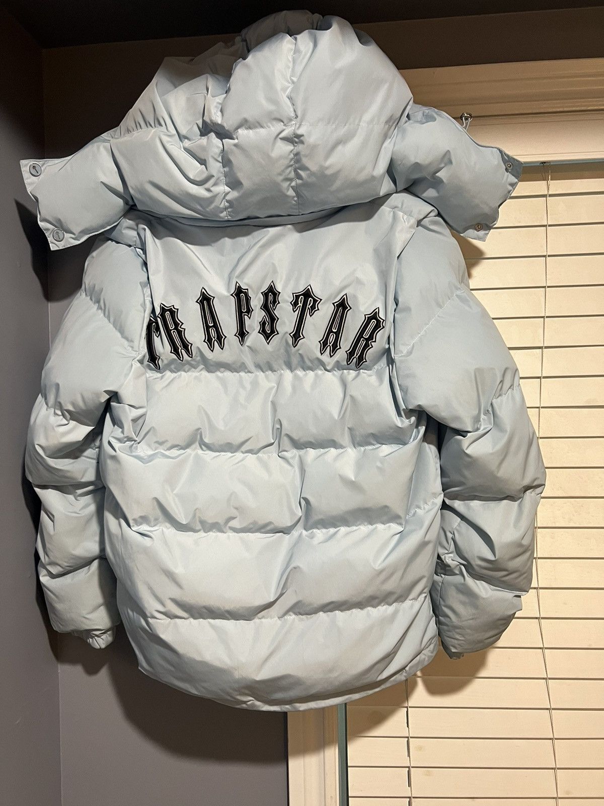 Trapstar London Trapstar Irongate Hooded Puffer Jacket Ice Blue | Grailed