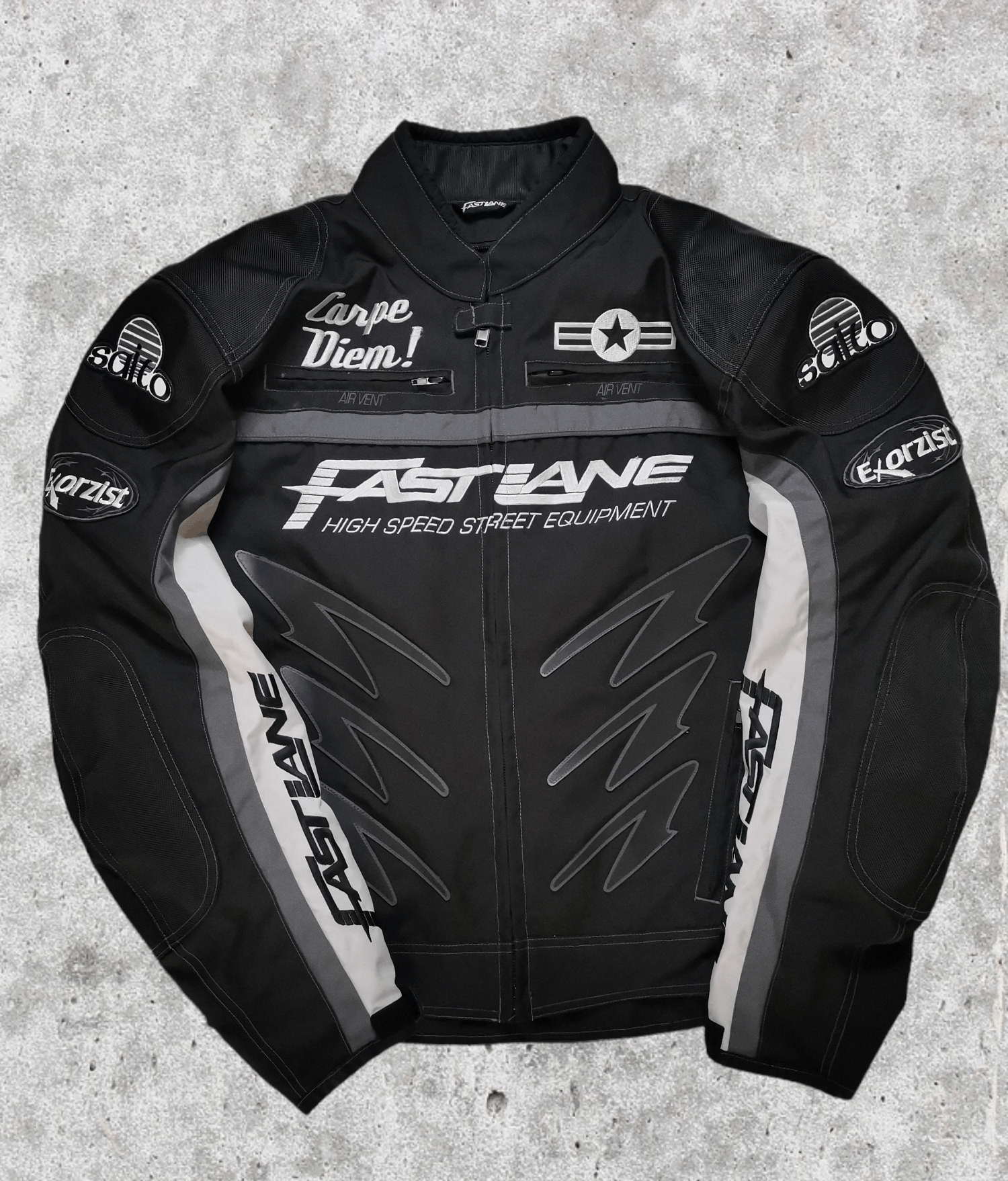 Japanese Brand × Racing × Vintage FASTLANE Vintage Moto Jacket | Grailed