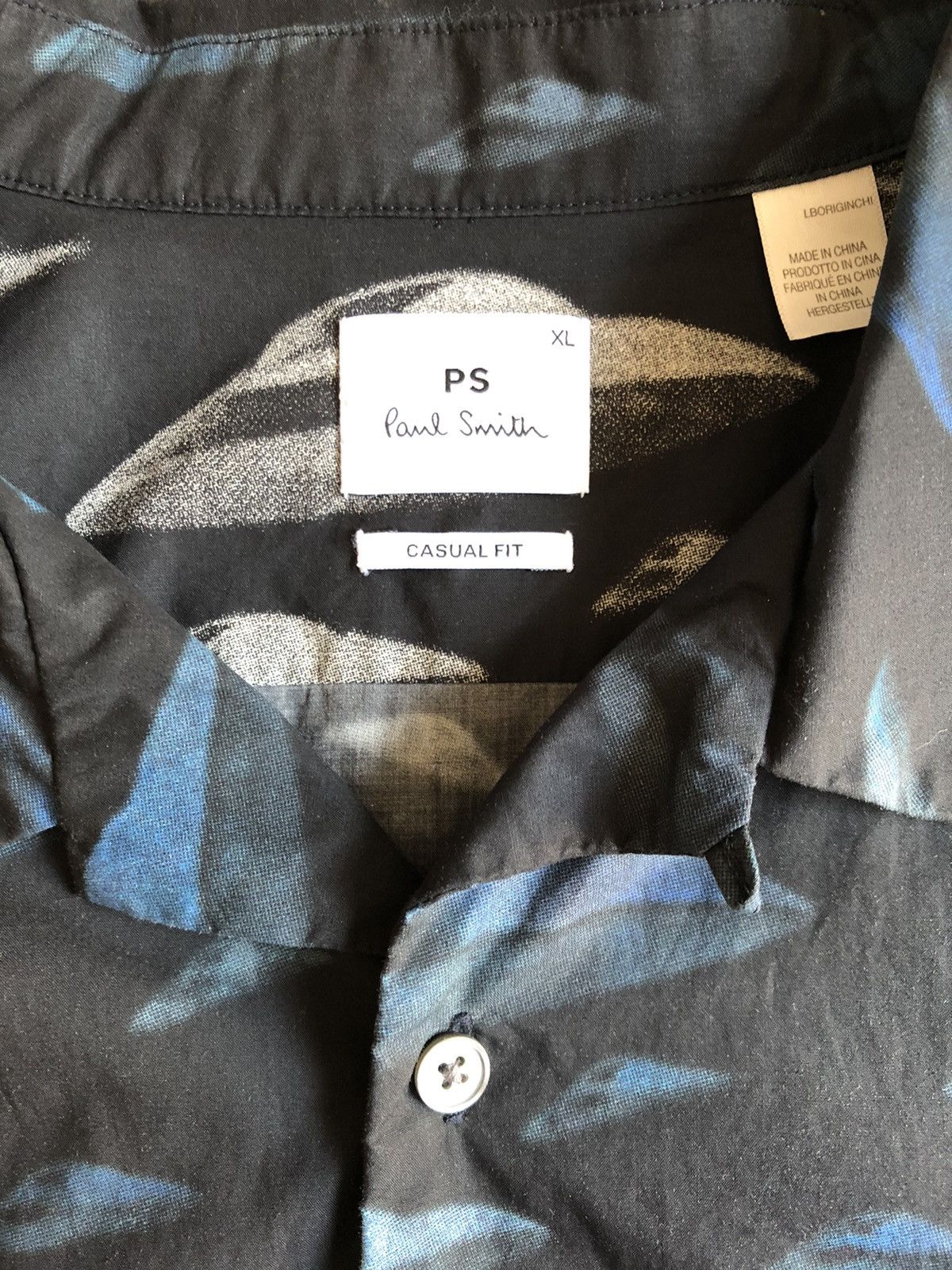 Paul Smith Paul Smith Camp Collar UFO Print Vacation Shirt | Grailed