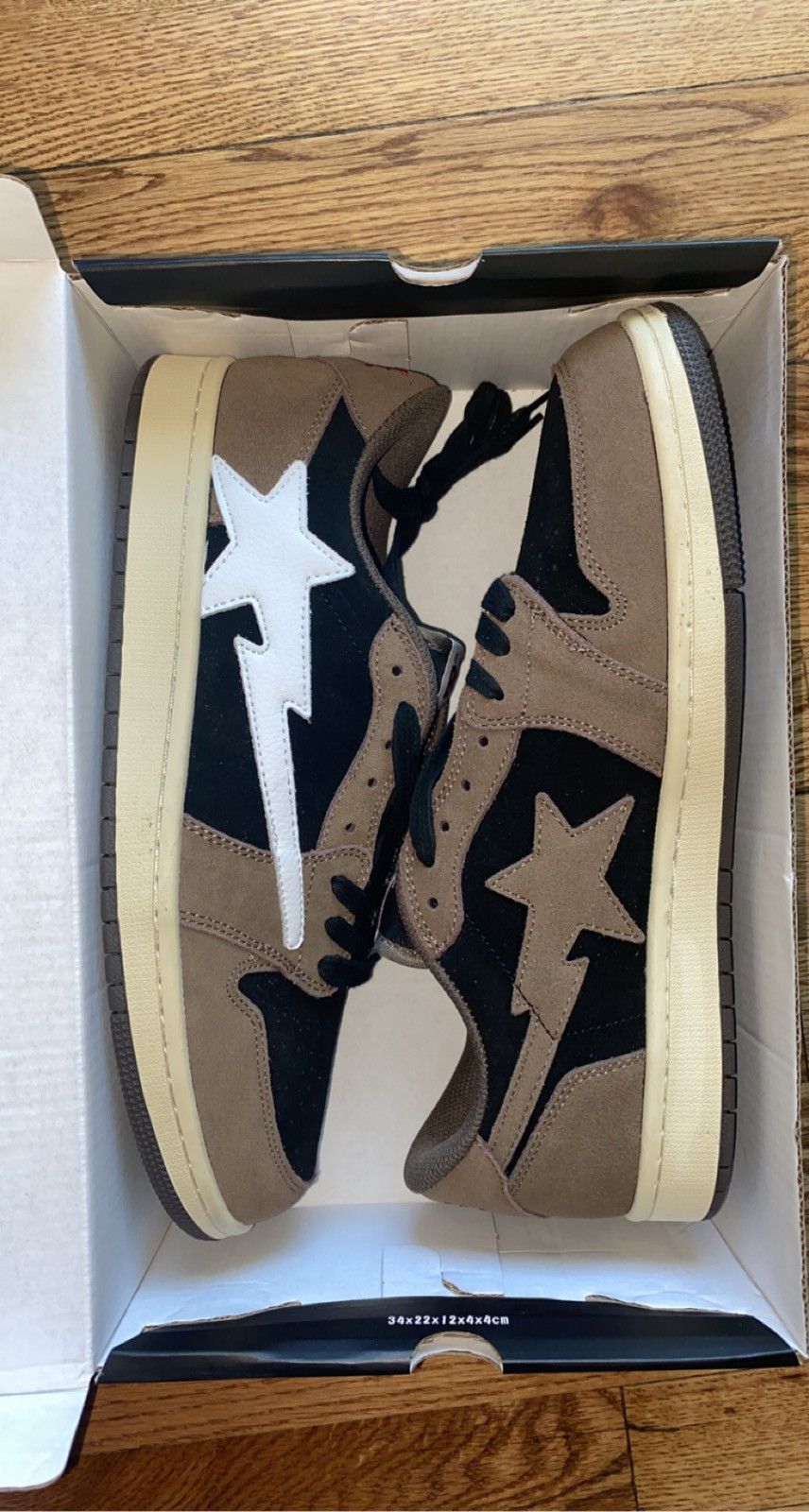 Bape × Travis Scott Indigo studios Bapesta Travis Scott low | Grailed