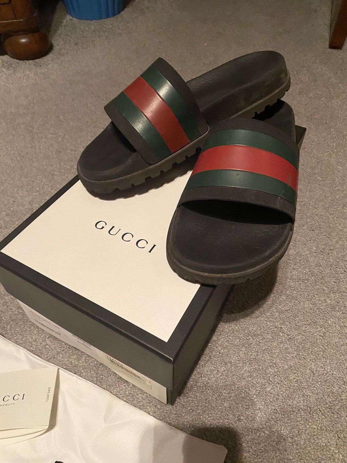 Gucci Gucci Flip Flop Slides Lug Sole Size 10 | Grailed