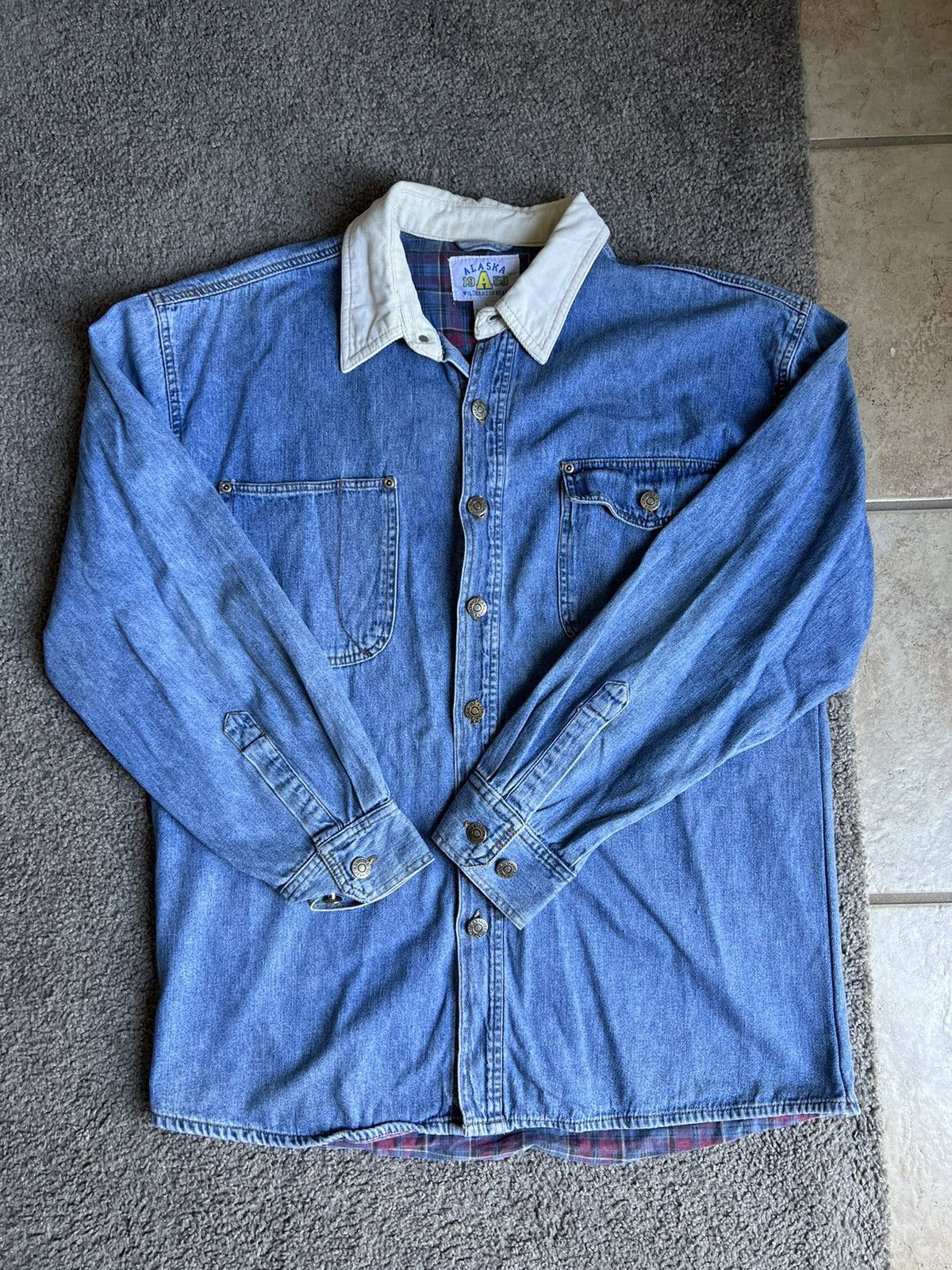 Alaska Leather Alaska Wilderness Denim Jacket Corduroy | Grailed