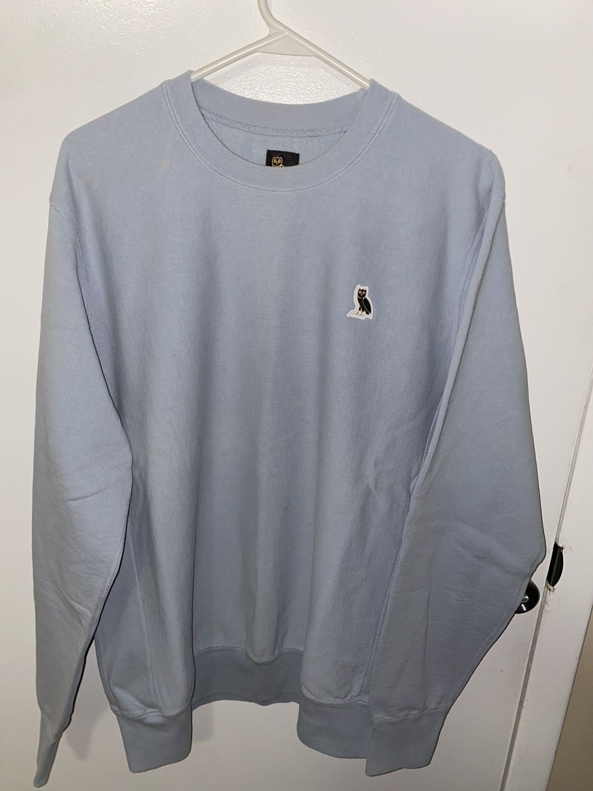 Octobers Very Own Used OVO Blue Embroidered “OG Owl” Crewneck Size L ...