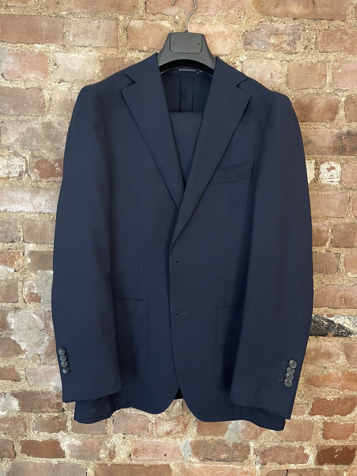 Suitsupply 36R Suitsupply Navy Birdseye S130 Wool (Havana Cut) | Grailed