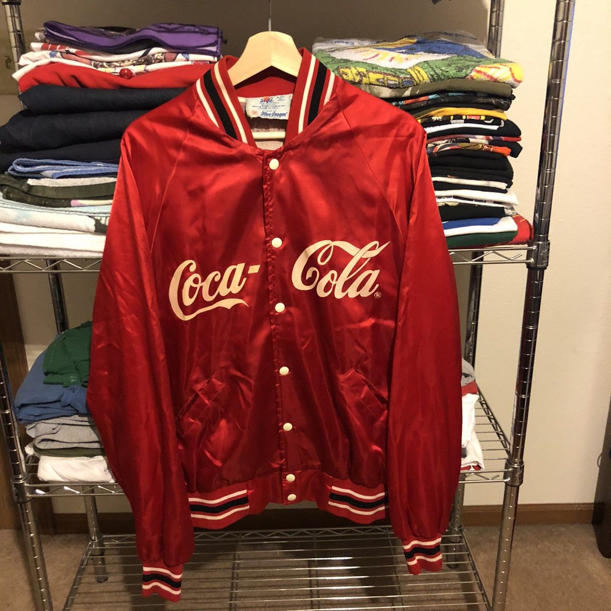 Coca Cola × Streetwear × Vintage Vintage 80’s Coca Cola Jacket | Grailed