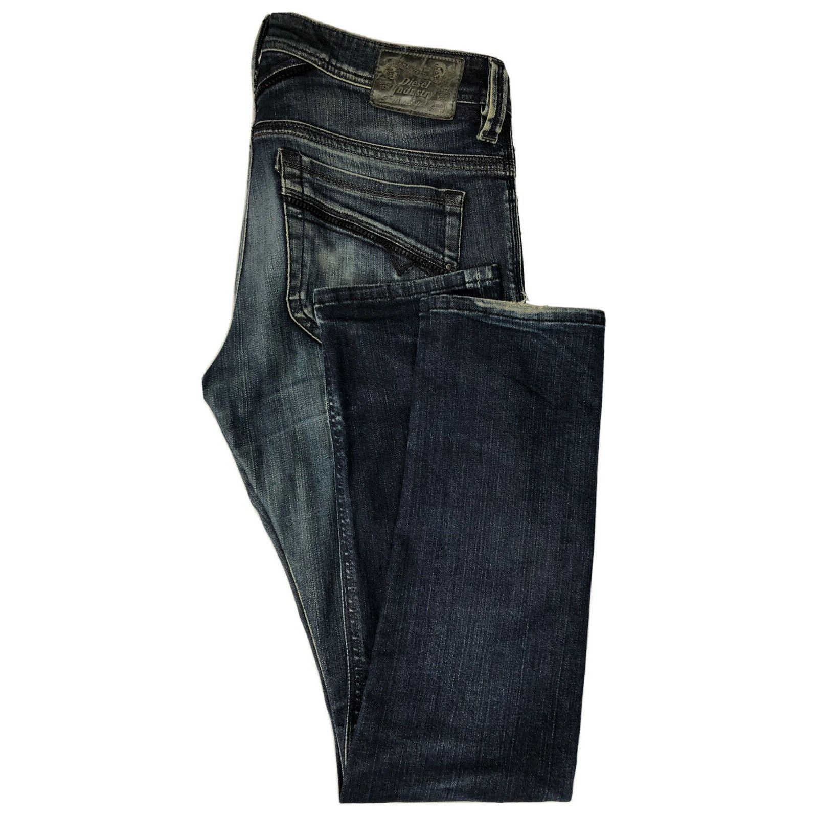 Diesel Diesel Industry Thanaz 31x32 Blue Denim Jeans Slim Straight ...