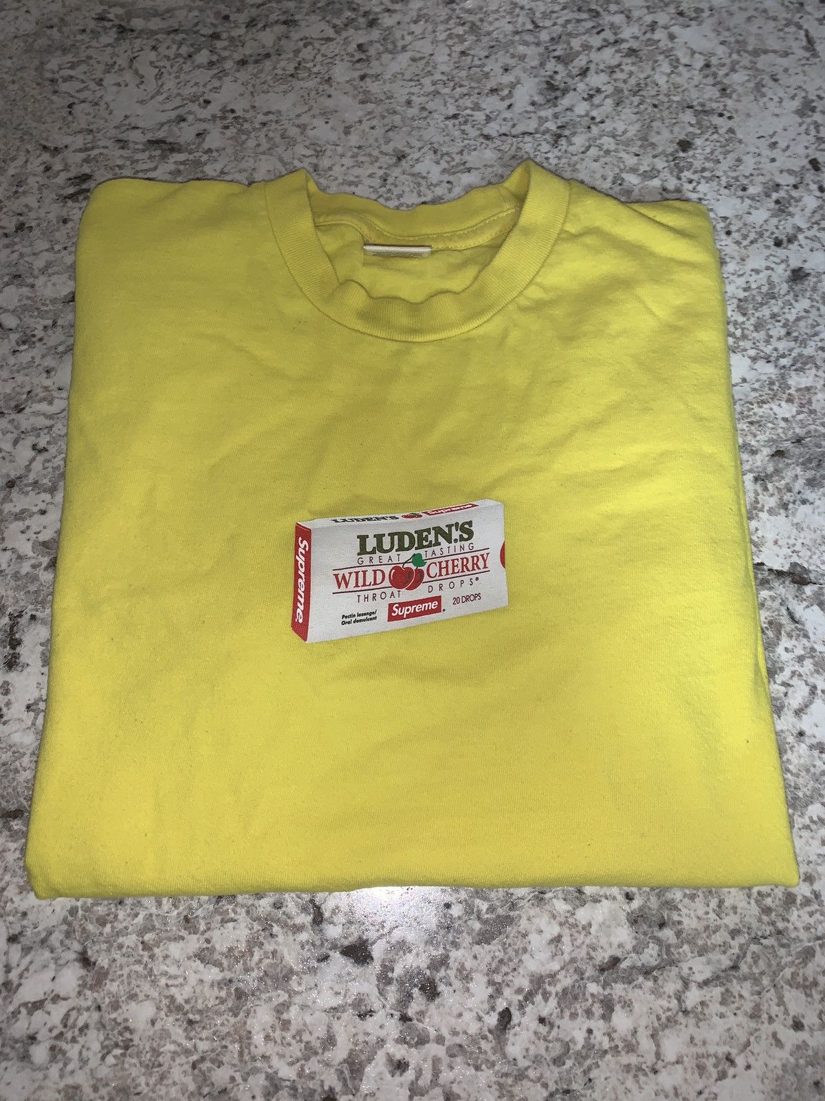 Supreme Supreme Luden's Tee Yellow Medium | Grailed