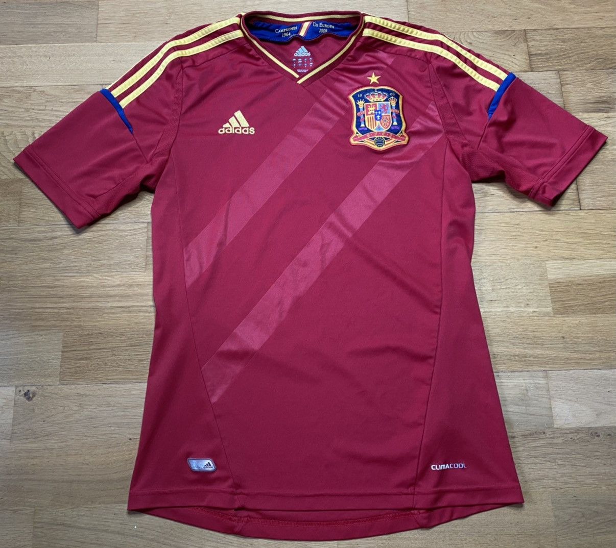 Adidas Adidas National Team 2012 Spain (H) S/S X10937 | Grailed